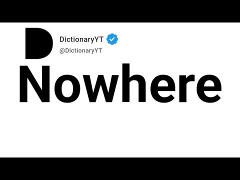 Nowhere Synonyms | Thesaurus | Similar Words - YouTube