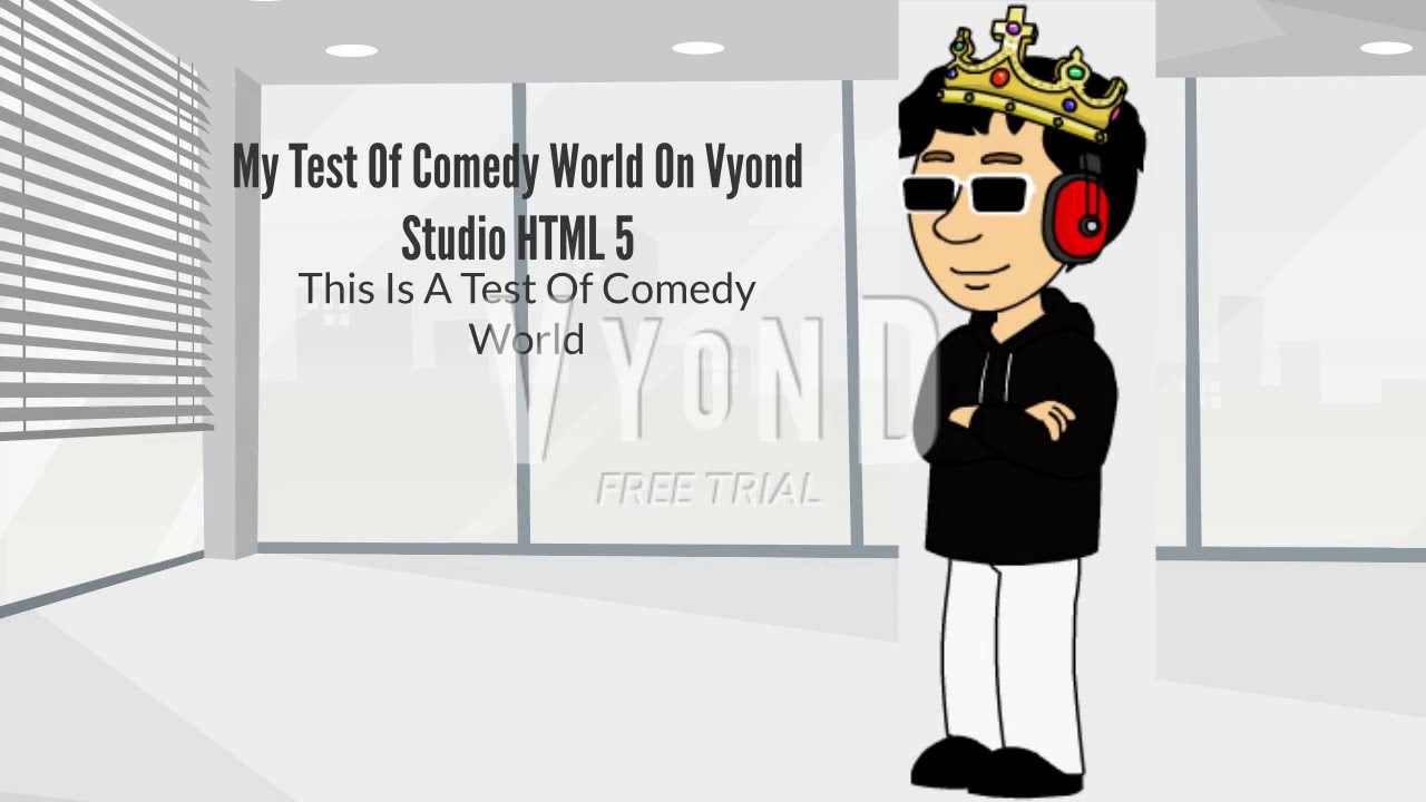 Comedy World On Vyond Studio HTML5 - YouTube