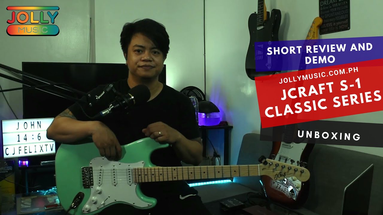 JCraft Classic S-1 Strat 2020 Edition unboxing | short review and demo ...