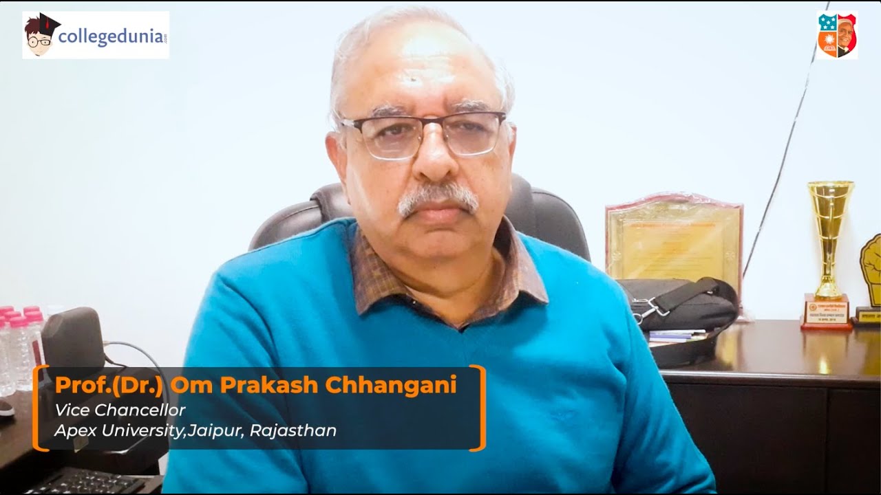 Prof.(Dr.) Om Prakash Chhangani | Vice Chancellor | Apex University ...