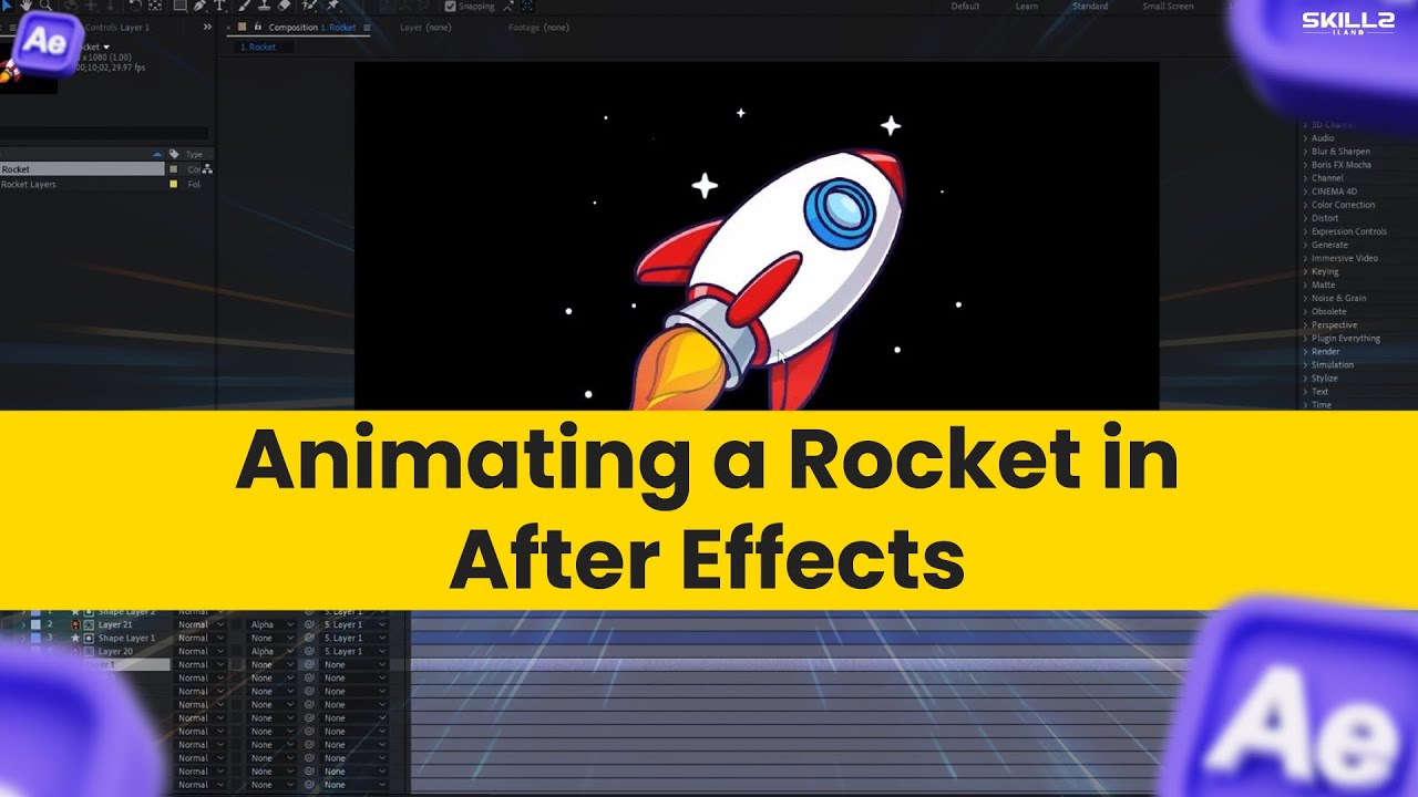 Animating a Rocket in After Effects | AE Learning - YouTube