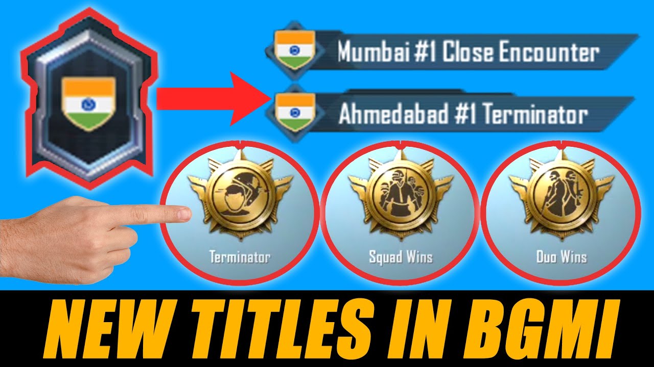 How To Set Region In BGMI | NEW TITLE IN BGMI - YouTube