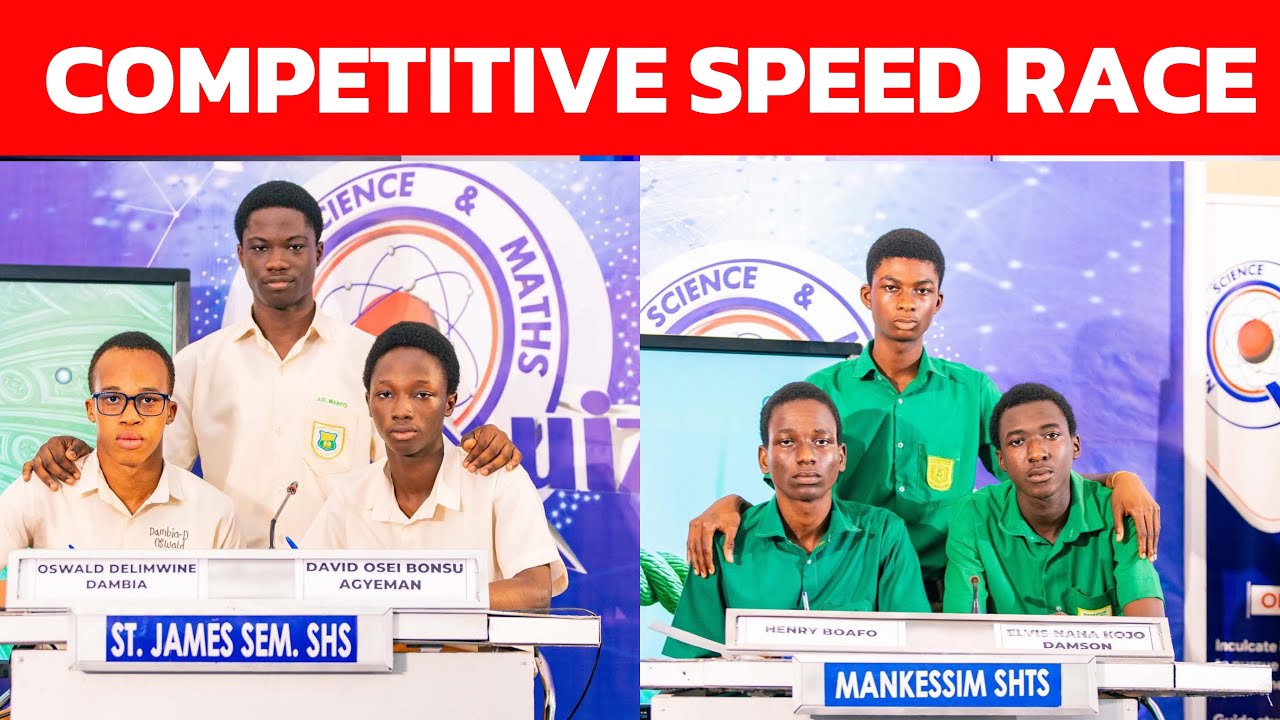 🔥 Competitive SPEED RACE Btn St. James And Mankessim SHS | #NSMQ2025 ...