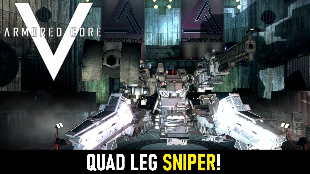 Huge Triple Shot Sniper Cannon | Armored Core V - YouTube