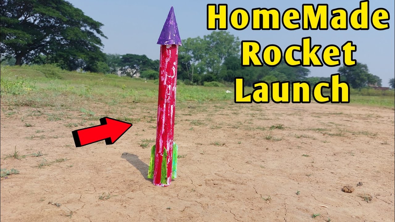 Homemade Rocket Launching | Humne Gharpe Banaye Rocket Ko Launch Kiya ...