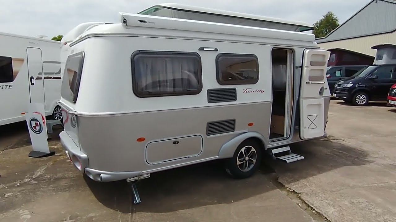 Eriba 530 Touring 60th. Edition. Silver over white. Inc. autonomy pack ...