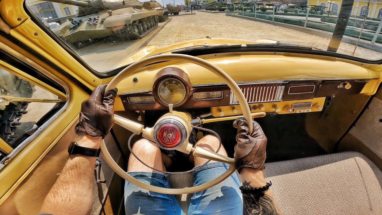 1963 Moskvitch 407 - POV Overview & Test Drive - YouTube