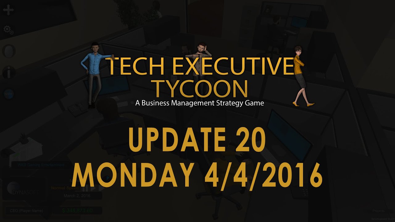 Tech Executive Tycoon Monthly Update #20 - YouTube