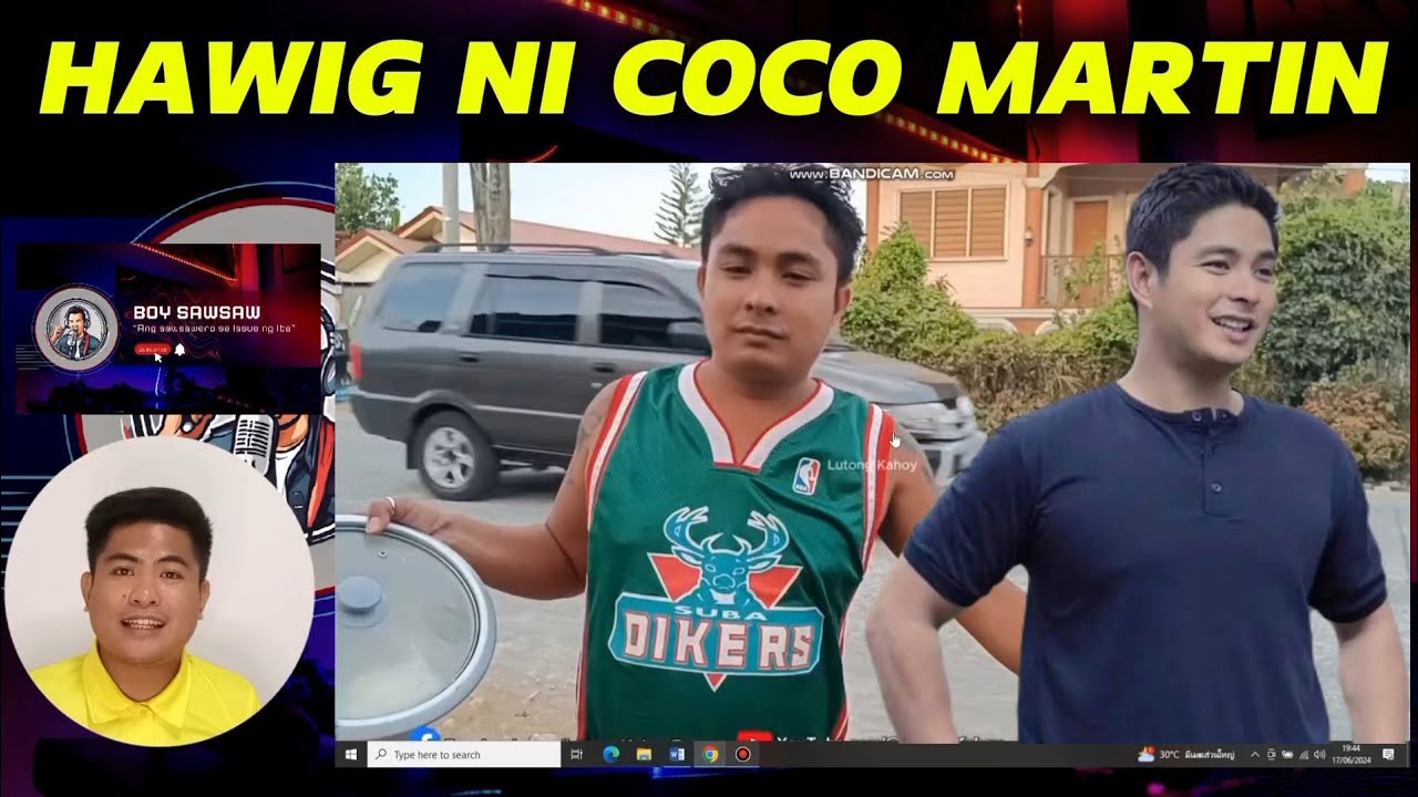 Hawig ni Coco Martin, viral ngayon! #hawignicocomartin #boysawsaw - YouTube