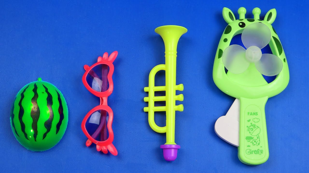 Learn Sizes Small to Biggest and Learn Colors- Candy Fan, Hand Fan ...