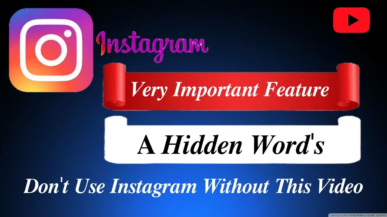 Instagram hidden words setting | Instagram hidden words setting on this ...