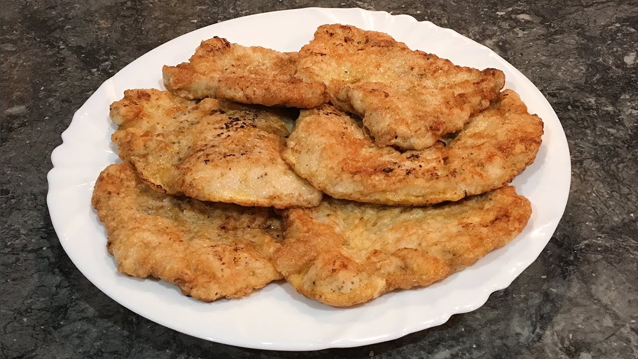 Turkey schnitzel recipe - YouTube