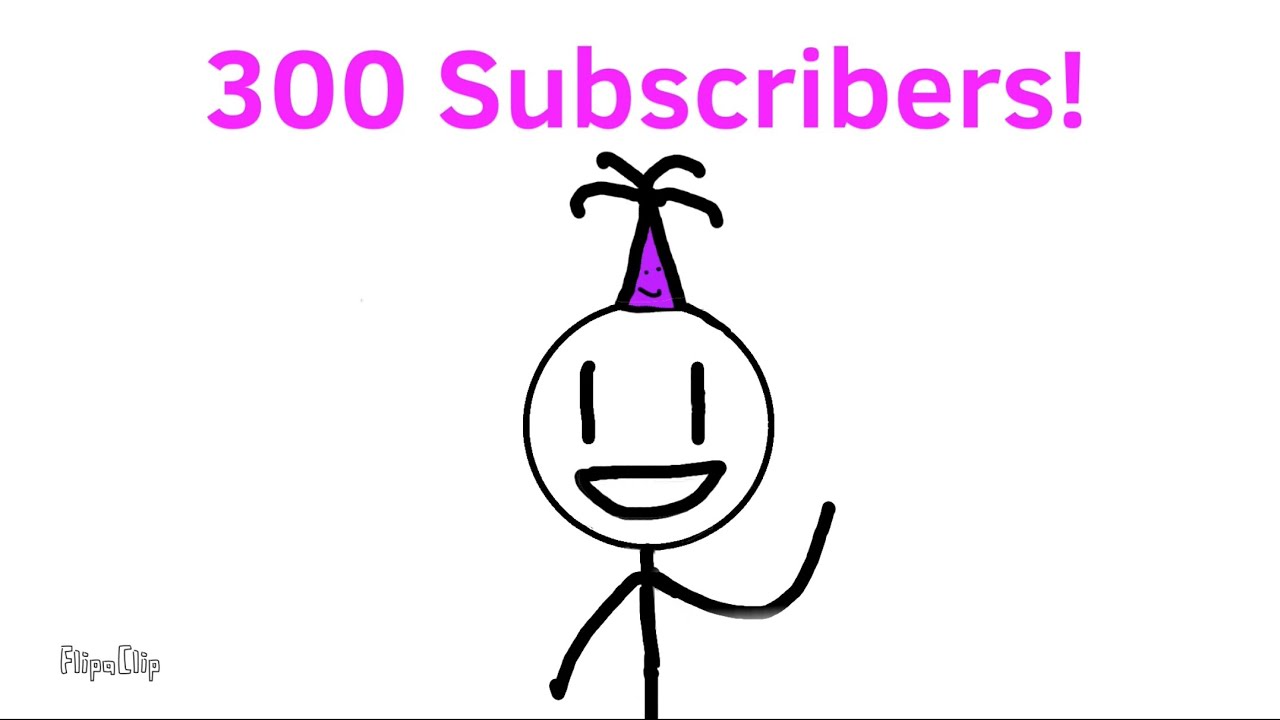 300 SUBSCRIBERS ANIMATION!!!!! - YouTube