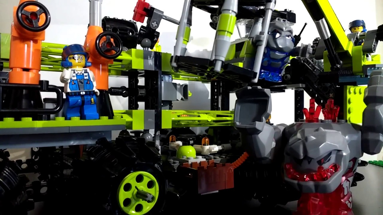 Lego Set Review: Power Miners Titanium Command Rig - YouTube