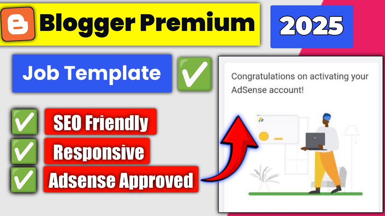 🔥Blogger Premium Job Template | Free Job Portal Banaye | best blogger ...