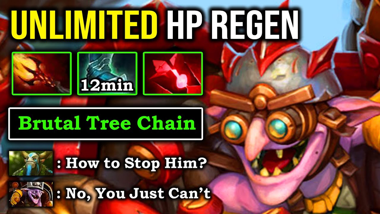 UNLIMITED HP REGEN First Item Guardian Timber Brutal Tree Chain Juke ...