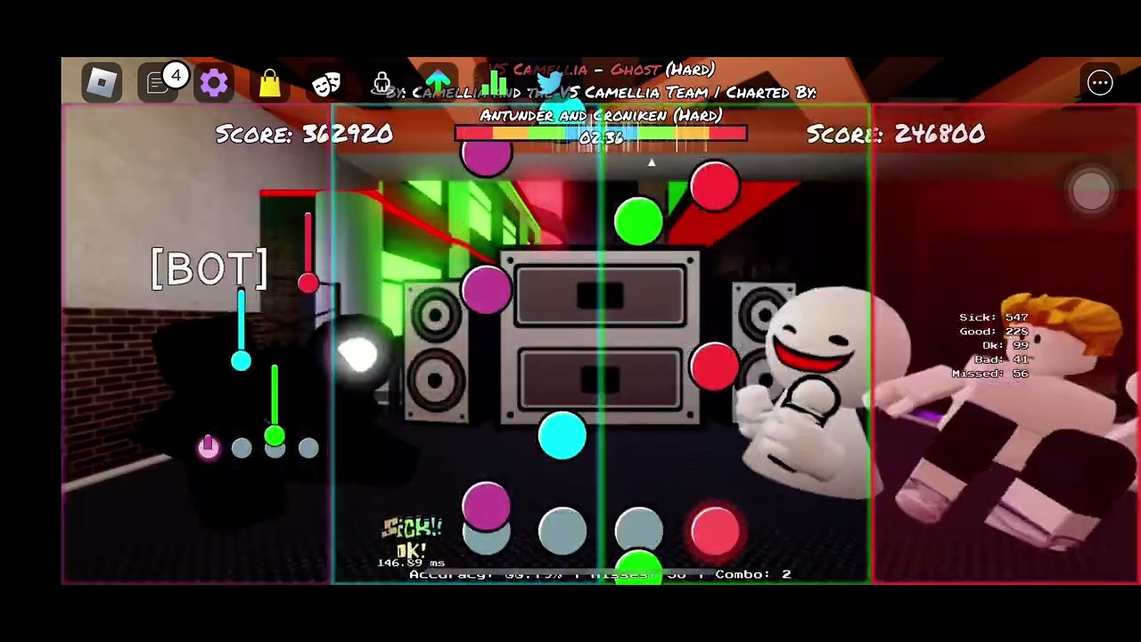 Roblox fnf ghost (right side) - YouTube