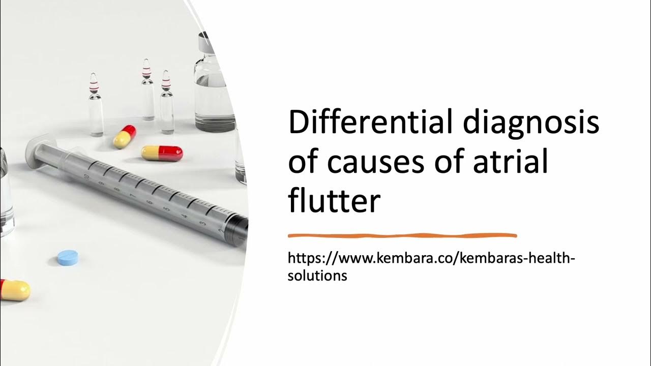 Differential diagnosis of causes of atrial flutter - YouTube