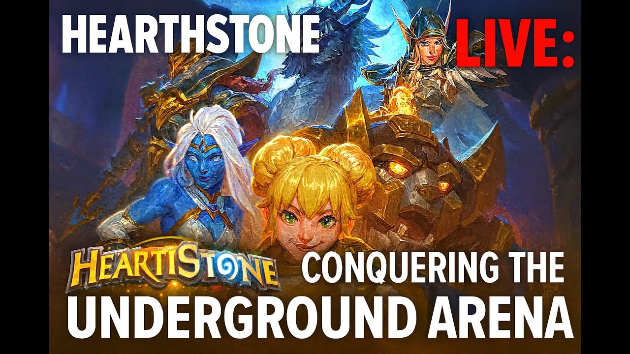 Hearthstone LIVE: Conquering the Underground Arena!#Hearthstone# ...