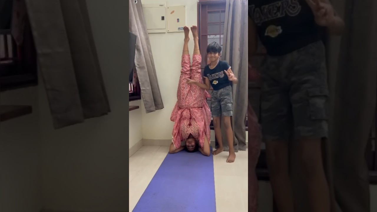 One for fun. #headstand 🙃 - YouTube