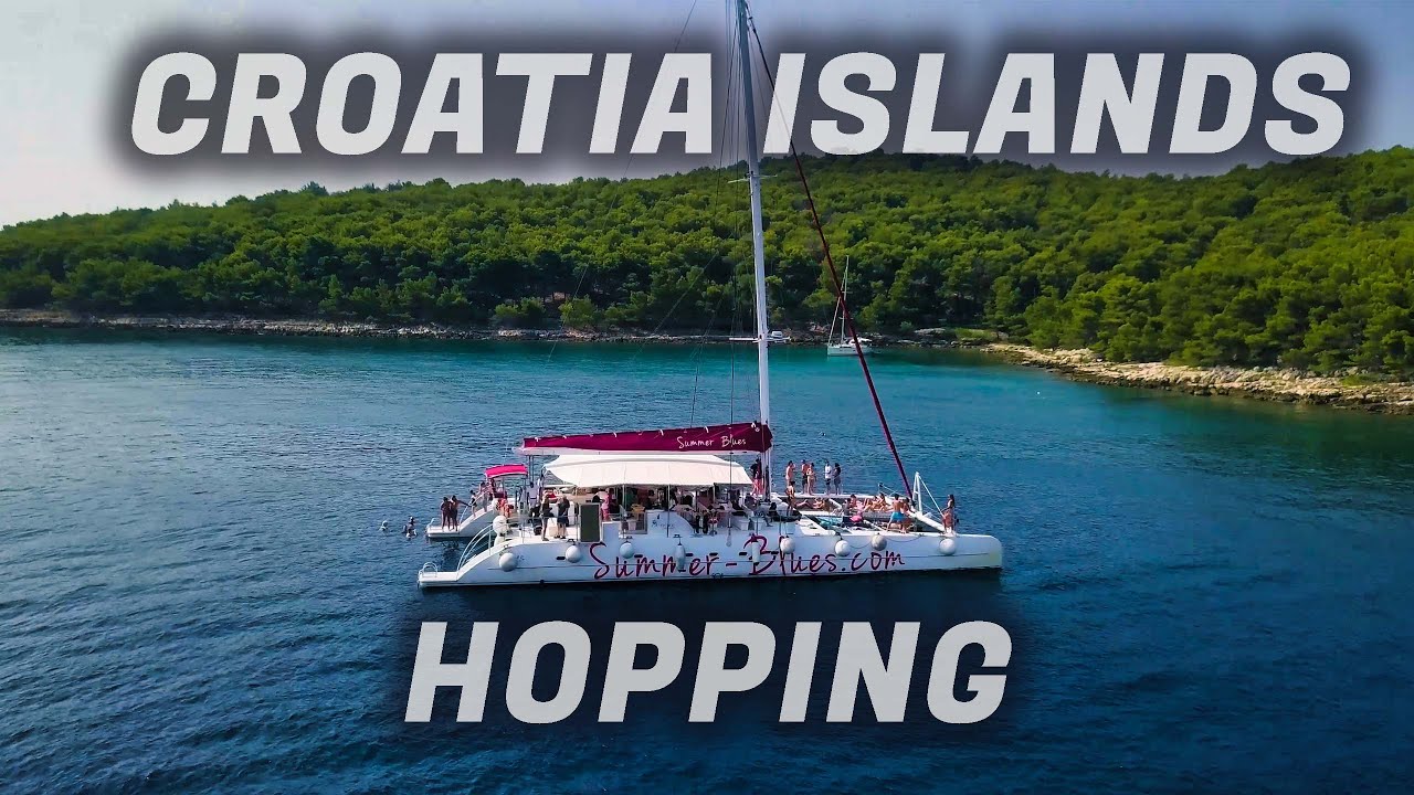 Croatia island hopping by catamaran | Split, summer blues - YouTube