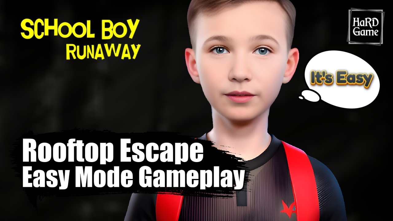 SchoolBoy Runaway — Easy Mode Gameplay Rooftop Escape in One Attempt ...
