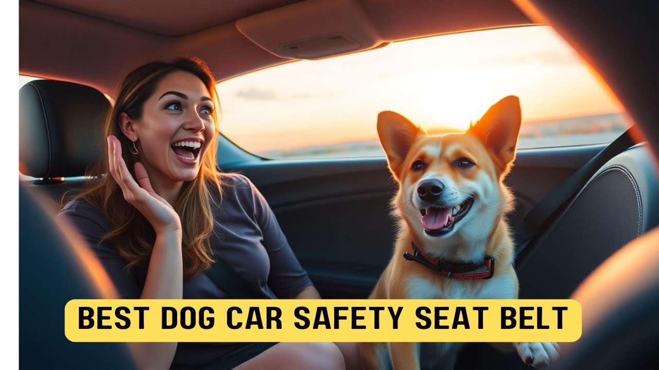 Keep Your Dog Safe on the Road! 🚗 ️ Best Dog Car Safety Seat Belt - YouTube