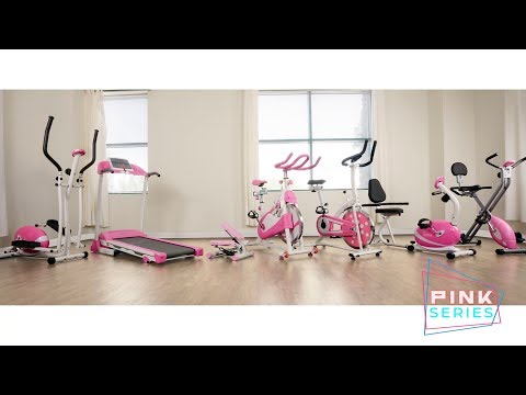 Sunny Health & Fitness Pink Series Fitness Equipment