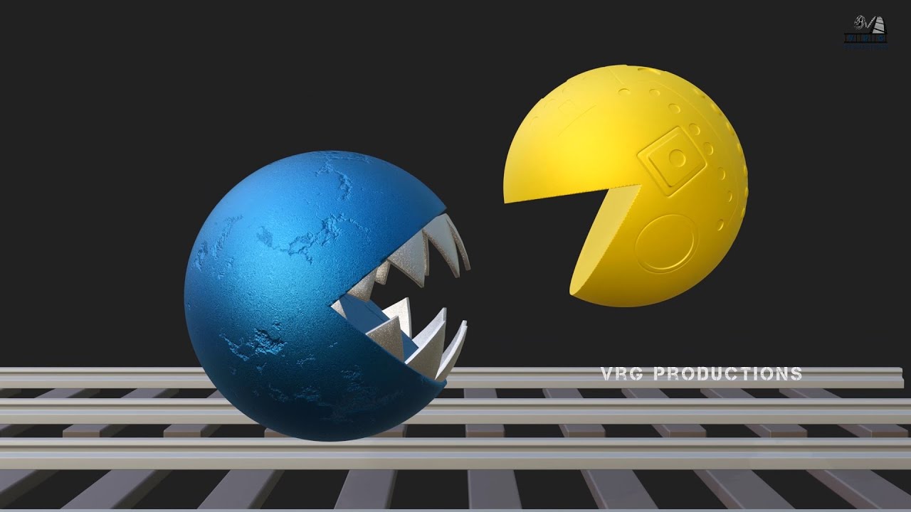 Pac Man 3D vs PacMan 3D - YouTube