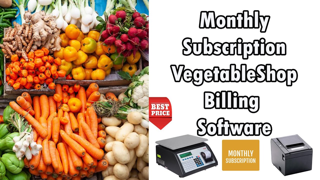 Vegetable Shop Billing Software | காய் கறி கடைக்கான பில்லிங் சாப்ட்வேர் ...