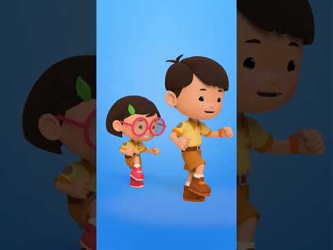 I Like to Move It Move It! 🕺🪩 | Leo Si Penjaga Alam | #shorts #animals #fun #dance