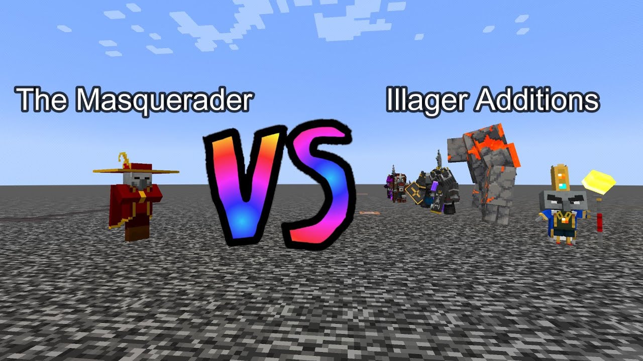 The Masquerader vs Illager Additions | Minecraft Mob Battle - YouTube