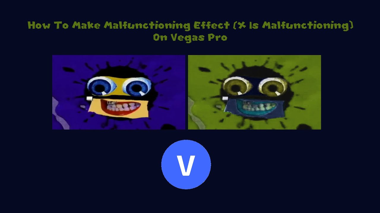 How To Make Malfunctioning Effect (X Is Malfunctioning) On Vegas Pro ...