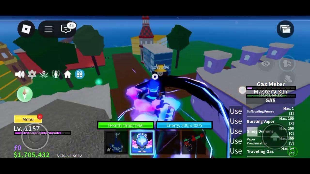 Gas Transformation is best | Roblox Blox Fruits - YouTube
