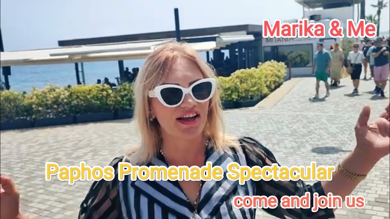 Paphos Promenade it's Spectacular.. Kato Paphos Promenade Cyprus - YouTube