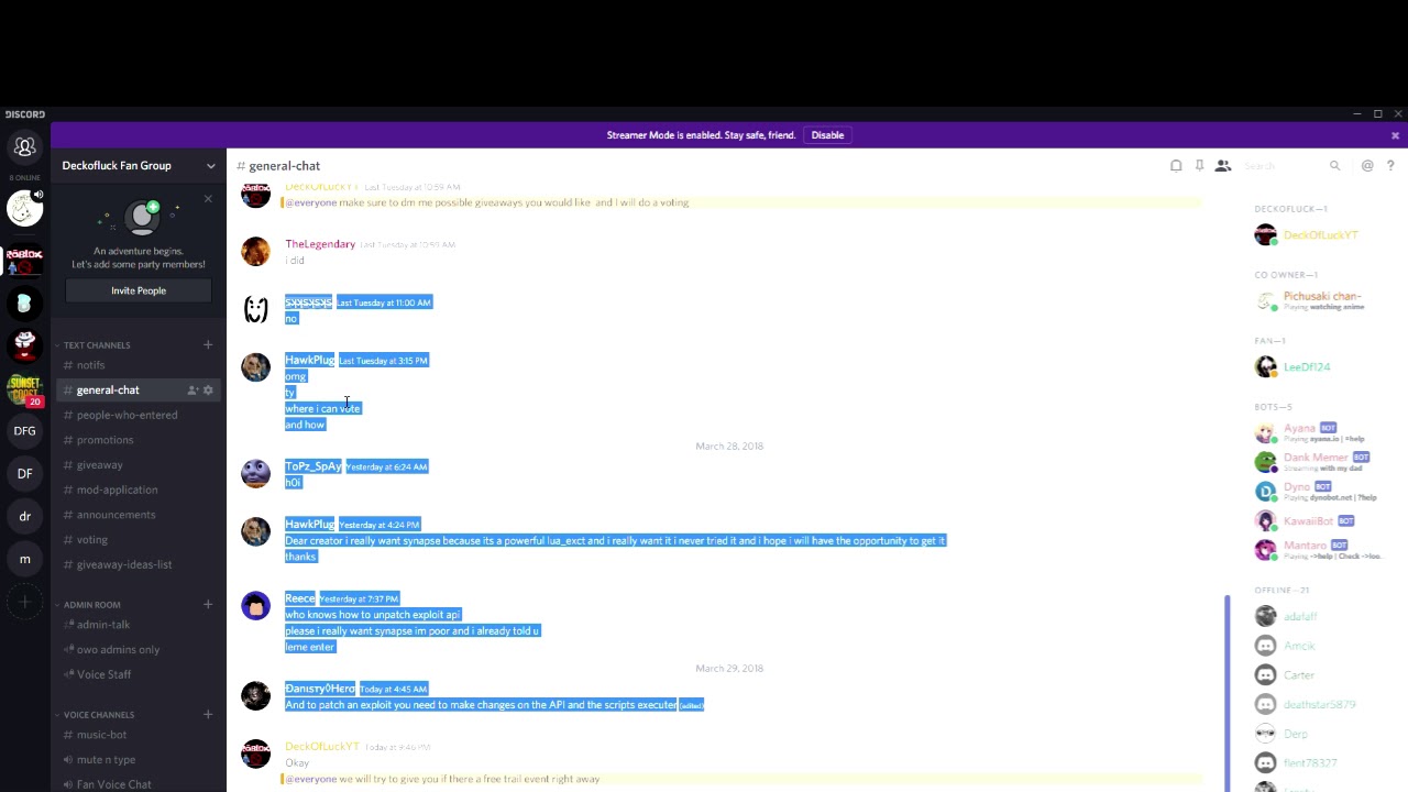 NEW FAN DISCORD! - YouTube
