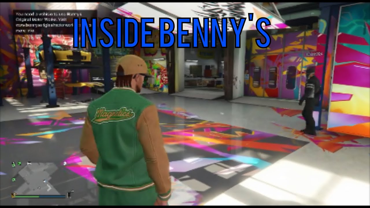GTA V: Inside Benny's Garage - YouTube