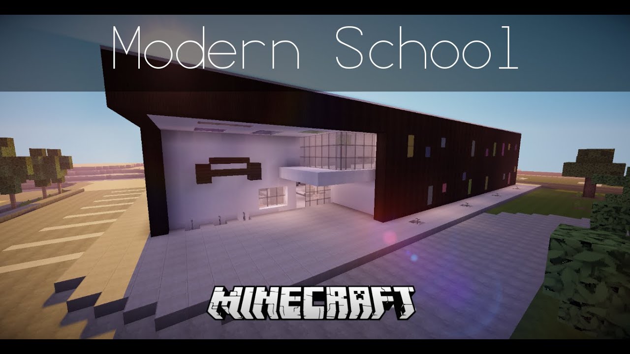 Minecraft - Modern Elementary School - YouTube