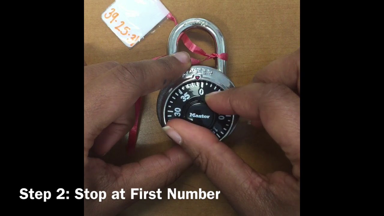 Middle School: How to Open A Lock - YouTube