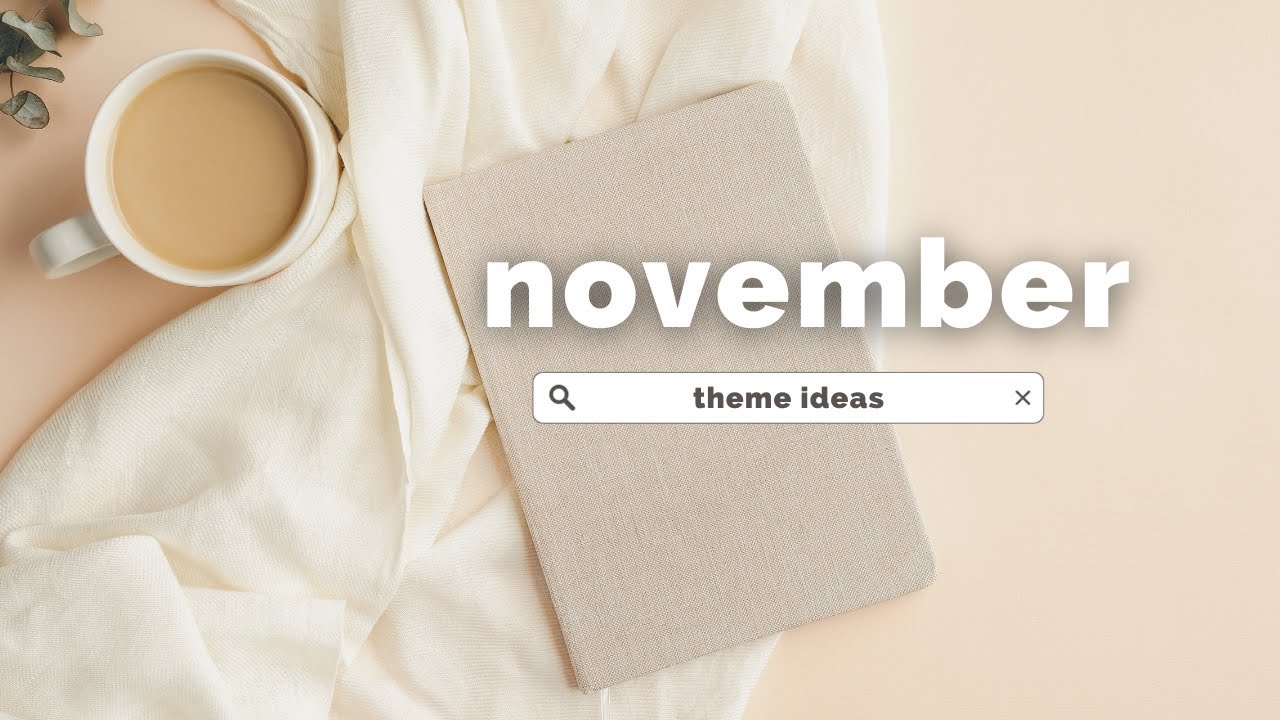 3 Easy Bullet Journal Themes | November Theme Ideas, November Plan With ...