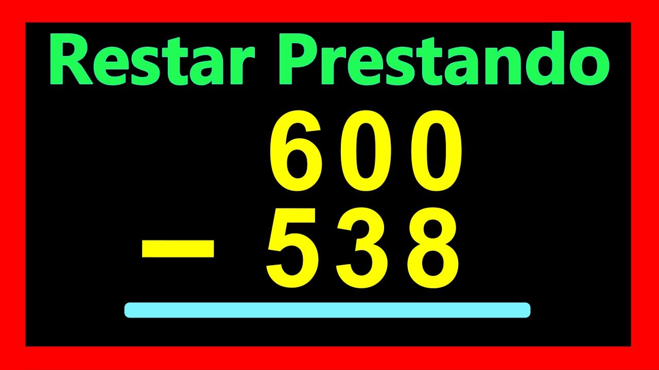 👉Resta prestando con ceros - YouTube