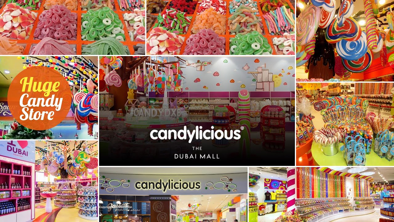Candylicious At DUBAI MALL | Largest candy store | - YouTube