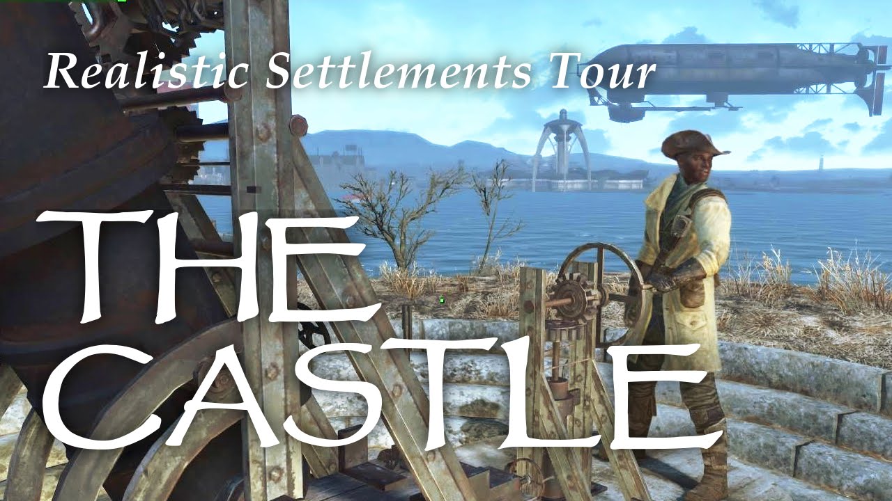 Settlement Tour ep16 The Castle Fallout 4 PS4 - YouTube