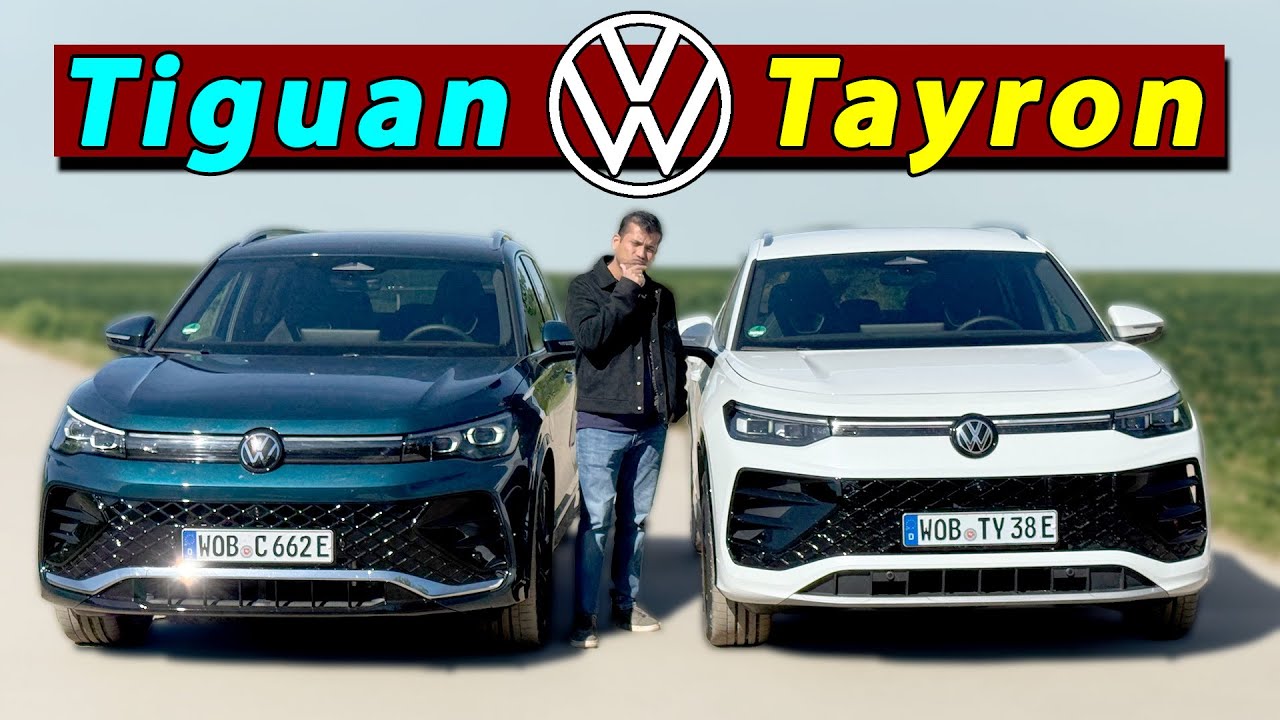 VW Tayron vs Tiguan comparison REVIEW - YouTube