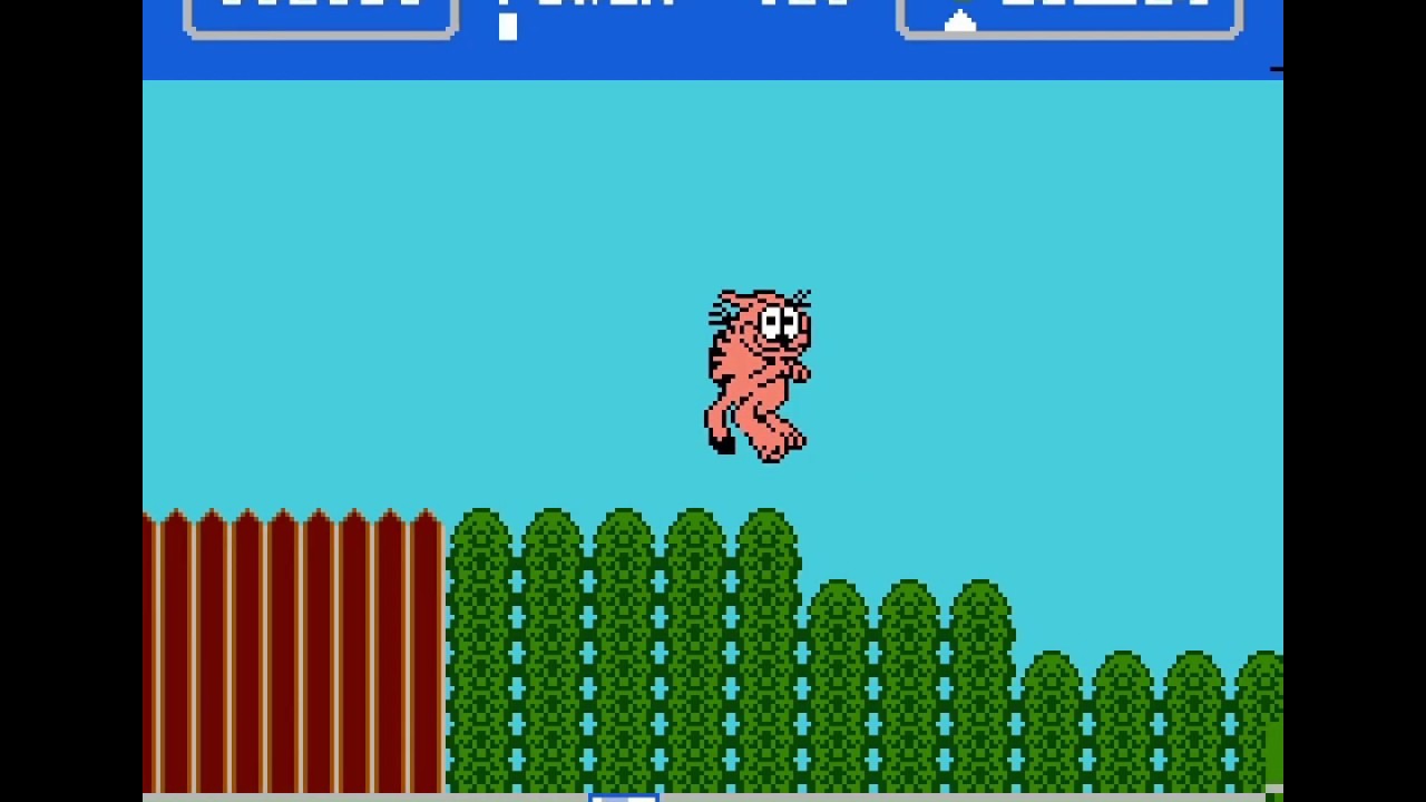 Garfield: A Week of Garfield (Nintendo Famicom / NES) Gameplay 1989 ...