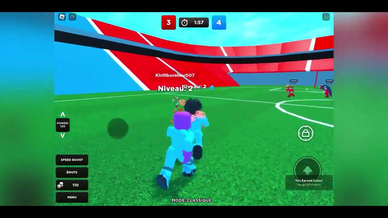 Le foot de roblox - YouTube