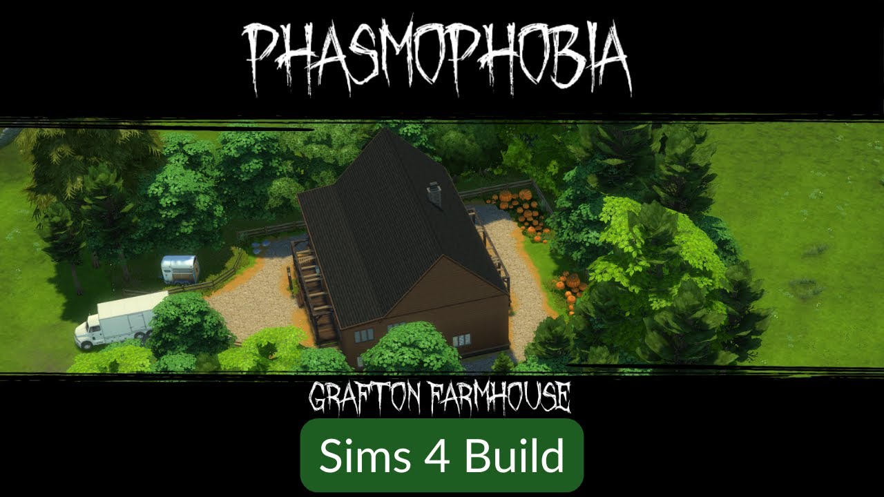 I Built Phasmo's Grafton Farmhouse in Sims 4! | SIMS 4 BUILD - YouTube