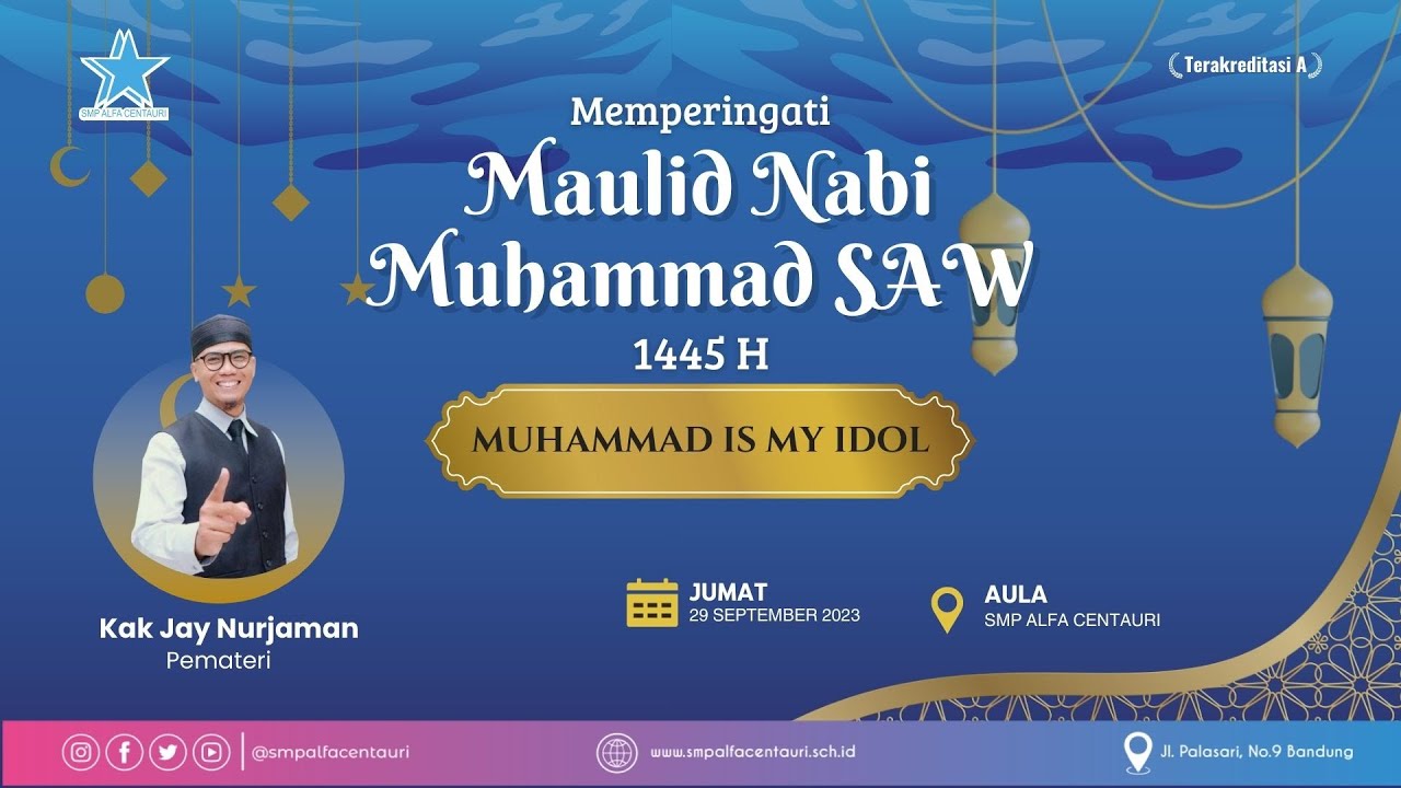 LIVE | Peringatan Hari Besar Islam | Tema : "Muhammad is My Idol ...