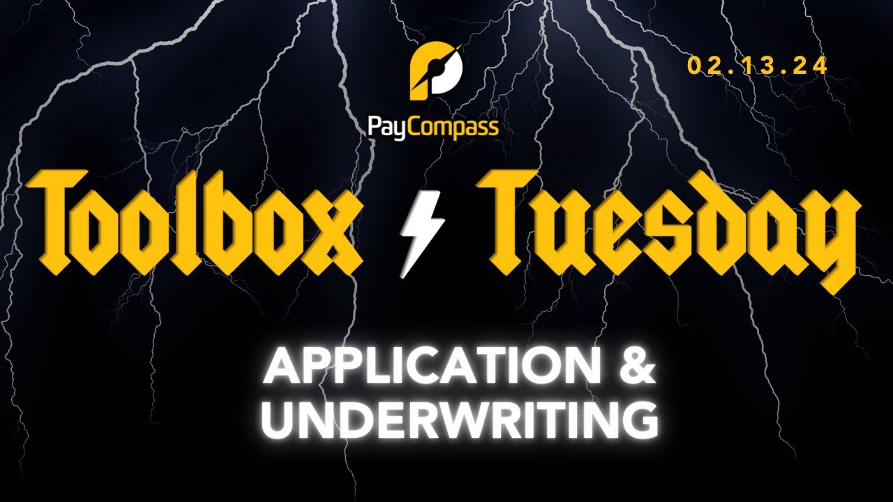 Toolbox Tuesday: Application/Underwriting | 02.13.24 - YouTube