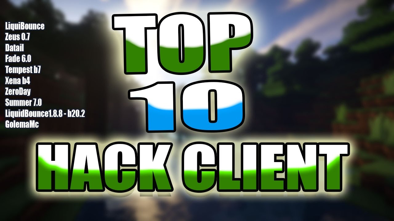 10 MEJORES HACK CLIENT [ DESCARGAR 10 HACK PARA MINECRAFT ] w/Download ...